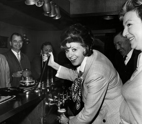 Pat Phoenix Pulls Pint Her Pub Editorial Stock Photo - Stock Image ...