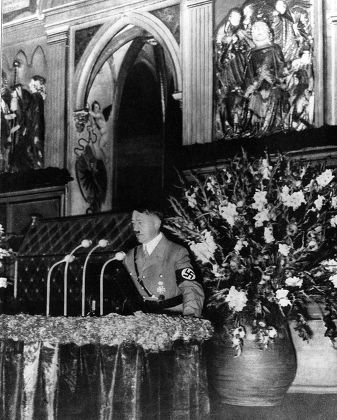 Adolf Hitler Speaking Reception Party Day Editorial Stock Photo - Stock ...