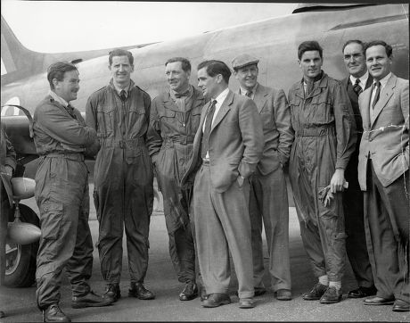 Hawkers Vickers Armstrong Test Pilots Seen Editorial Stock Photo ...