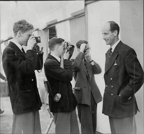 Test Pilot Mr Neville Duke Having Editorial Stock Photo - Stock Image ...
