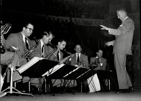 Stan Kenton Conducts His Band Albert Editorial Stock Photo - Stock ...