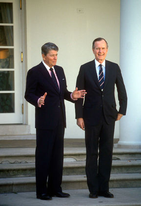 Ronald Reagan George H Bush Editorial Stock Photo - Stock Image ...