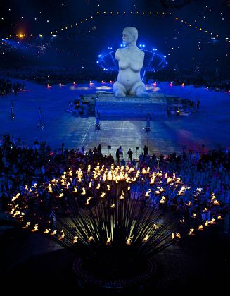 Alison Lapper Statue Paralympic Cauldron Editorial Stock Photo - Stock ...