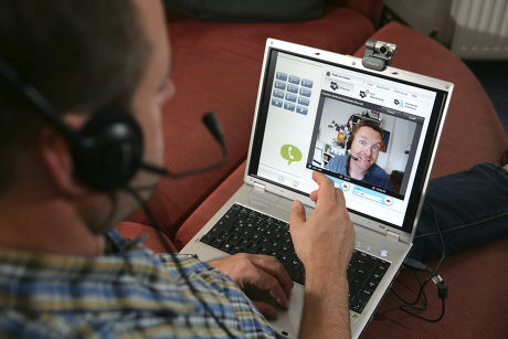 Deu Germany Phone Call Through Internet Editorial Stock Photo - Stock ...