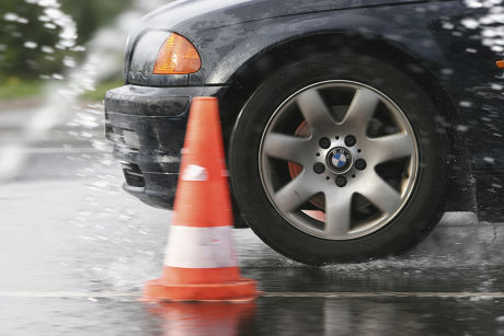 Braking Maneuvers During Road Safety Training Editorial Stock Photo ...