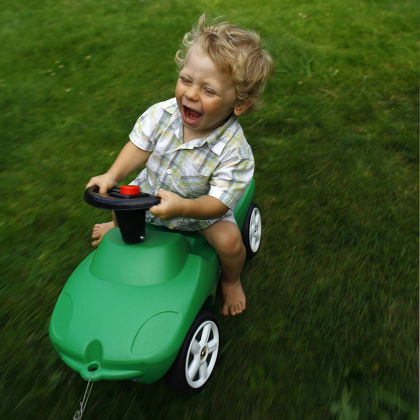 Model Released Boy 18 Months Riding Editorial Stock Photo - Stock Image ...