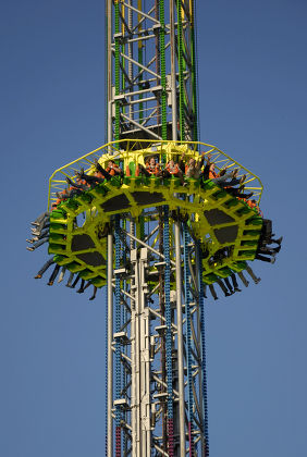 Power Tower Amusement Park Ride Kiel Editorial Stock Photo - Stock ...