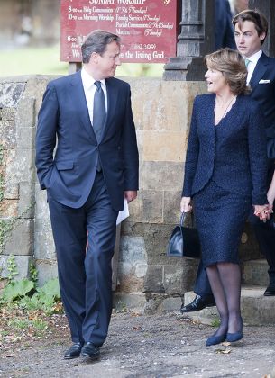 Prime Minister David Cameron Leaving Memorial Editorial Stock Photo ...