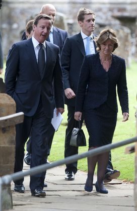 Prime Minister David Cameron Leaving Memorial Editorial Stock Photo ...