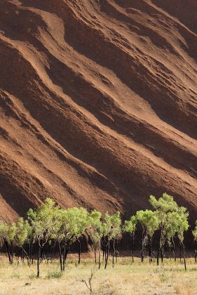 Diagonal Rock Formation Uluru Ayers Rock Editorial Stock Photo - Stock ...