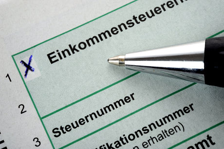 German Income Tax Form Editorial Stock Photo - Stock Image | Shutterstock