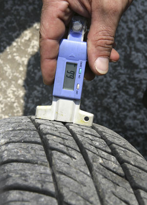 Measuring Instrument Tread Depth Tires Editorial Stock Photo - Stock ...