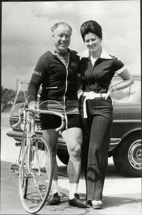 Reg Harris Cycle Racer 3rd Wife Editorial Stock Photo - Stock Image ...