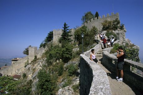 Rsm San Marino Monte Titano Editorial Stock Photo - Stock Image ...