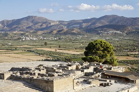 Archeological Excavation Minoan Palace Festos Faistos Editorial Stock ...