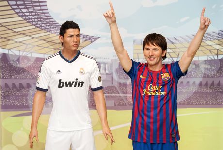 imágenes de Wax model of FC Barcelona footballer Lionel Messi, Madame ...