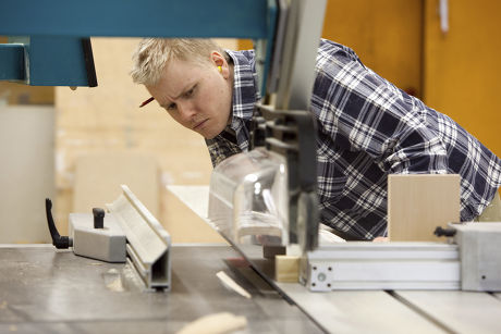 Model Released Master Carpenter Apprentice Using Editorial Stock Photo - Stock Image | Shutterstock