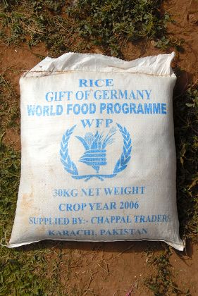 Bag Pakistani Rice Donated By Germany Editorial Stock Photo - Stock ...