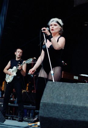 24 Deborah debbie harry pop band blondie ex blondie performing at wembley london britain ...