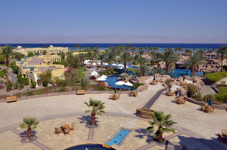 Gardens Pool Marriott Hotel Taba Heights Editorial Stock Photo - Stock ...