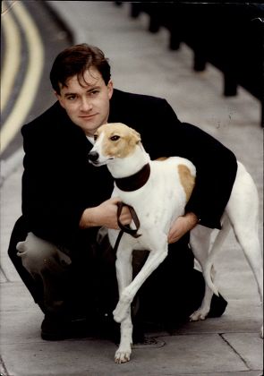 Comedian Harry Enfield Greyhound Dog Highland Editorial Stock Photo ...