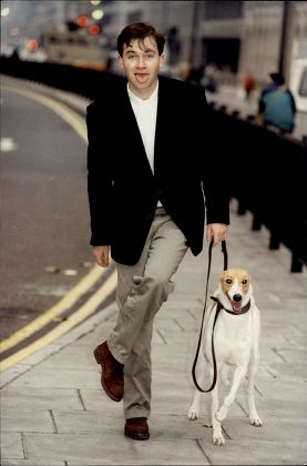 Comedian Harry Enfield Greyhound Dog Highland Editorial Stock Photo ...