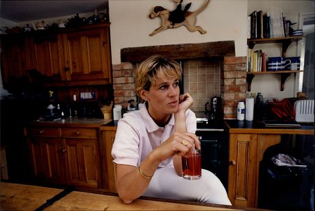 Weather Girl Television Presenter Sally Faber Editorial Stock Photo ...