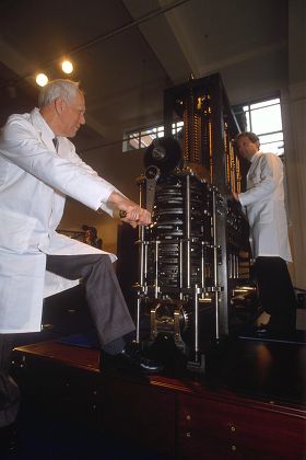 Difference Engine No2 Designed By Charles Editorial Stock Photo - Stock ...