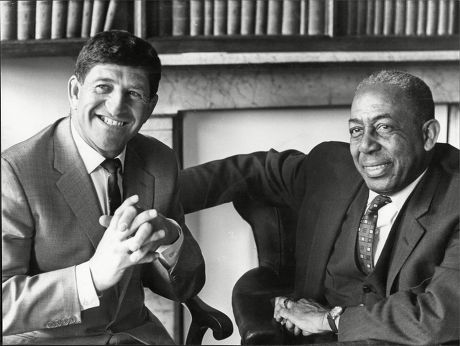 Cricketer Ken Barrington Left Lord Constantine Editorial Stock Photo ...