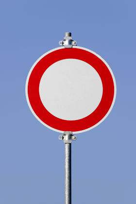 Traffic Sign No Passage Editorial Stock Photo - Stock Image | Shutterstock