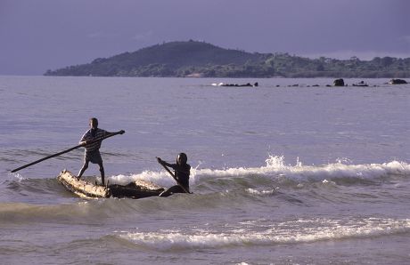 African Kids Playing On Wooden Raft Editorial Stock Photo - Stock Image ...