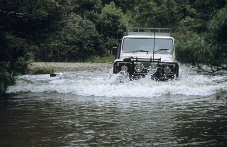 Landrover Driving Through River Editorial Stock Photo - Stock Image ...