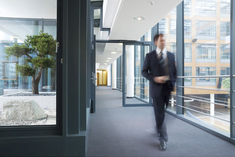 Model Released Man Walking Through Banking Editorial Stock Photo ...