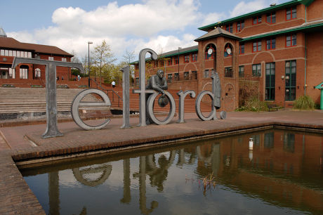 Telford Town Centre Shropshire Uk England Editorial Stock Photo - Stock ...