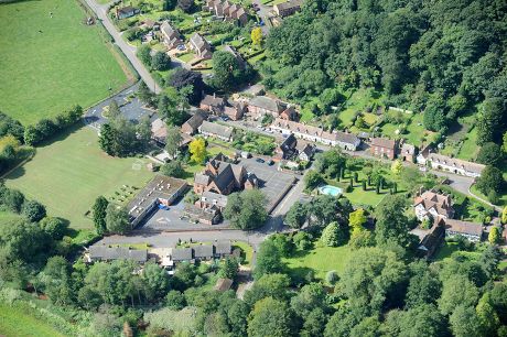 Aerial View Village Worfield Shropshire England Editorial Stock Photo ...