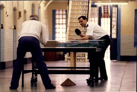 Officer Inmate Play Table Tennis Wandsworth Editorial Stock Photo ...