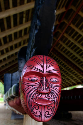 Whare Waka Canoe House 35 Metre Editorial Stock Photo - Stock Image ...