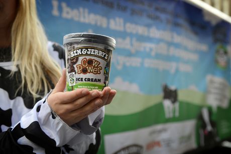 Ben Jerrys New Flavour Cow Power Editorial Stock Photo - Stock Image ...