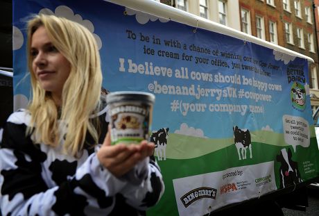 Ben Jerrys New Flavour Cow Power Editorial Stock Photo - Stock Image ...