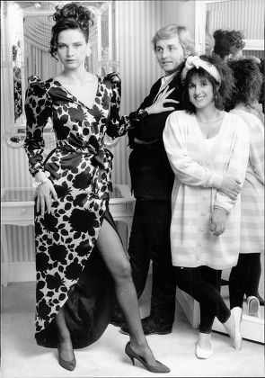 Fashion Designers David Elizabeth Emanuel Model Editorial Stock Photo ...