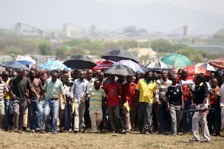 Anglo American Platinum miners strike, Rustenburg, South Africa - 06 ...