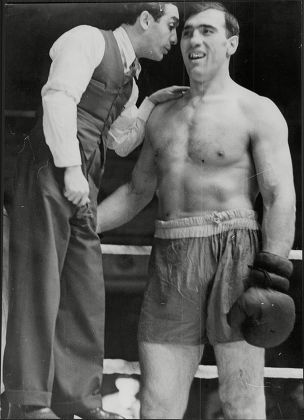 Primo Carnera Boxer Ring His Manager Editorial Stock Photo - Stock ...