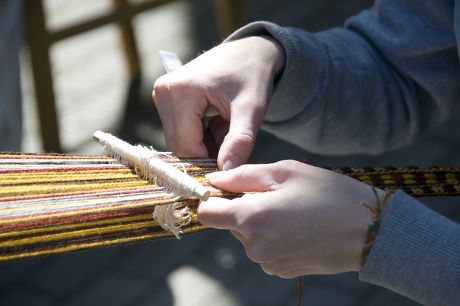 Group Weavers Showing Their Weaving Skills Editorial Stock Photo ...