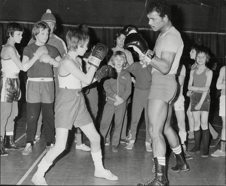 Lightheavyweight Boxing Champion Boxer John Conteh Redaktionelles ...