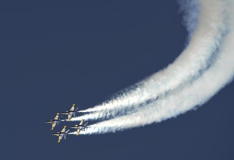 Stunt Aircraft Performing Editorial Stock Photo - Stock Image ...