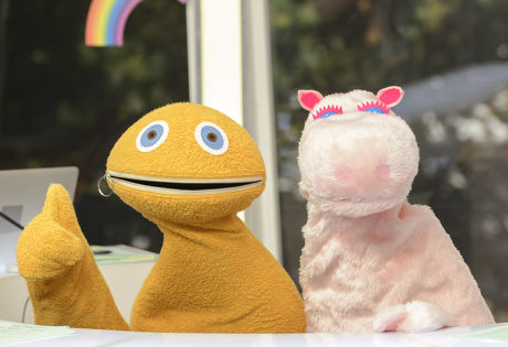Phillip Schofield Holly Willoughby Zippy George Editorial Stock Photo ...