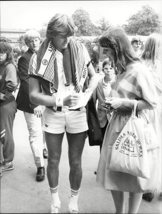 Tennis Player Kevin Curren Fan Wimbledon Editorial Stock Photo - Stock ...