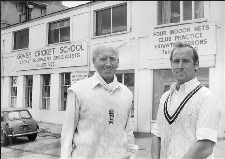 Alf Gover Cricketer His Son John Editorial Stock Photo - Stock Image ...