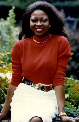 Singer Actress Patti Boulaye Patti Boulaye Foto stock editorial ...