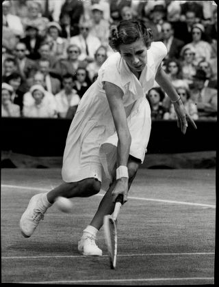 Doris Hart Tennis Player Action Against Editorial Stock Photo - Stock ...